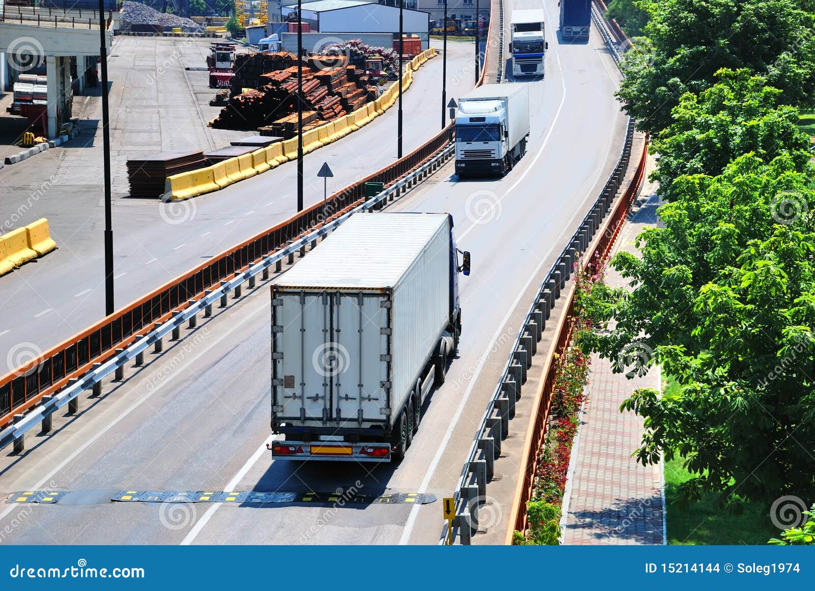 Transportation of Cargoes by Lorry Stock Photo - Image of industry ...