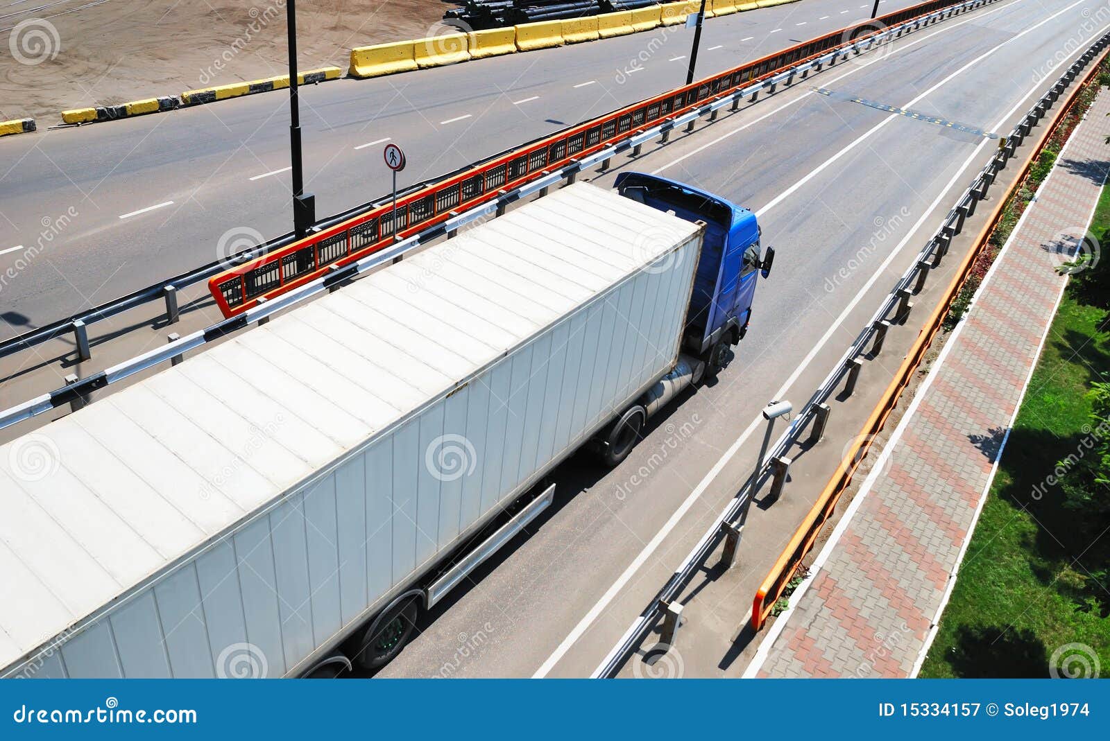 Transportation of Cargoes by Lorry Stock Image - Image of export ...
