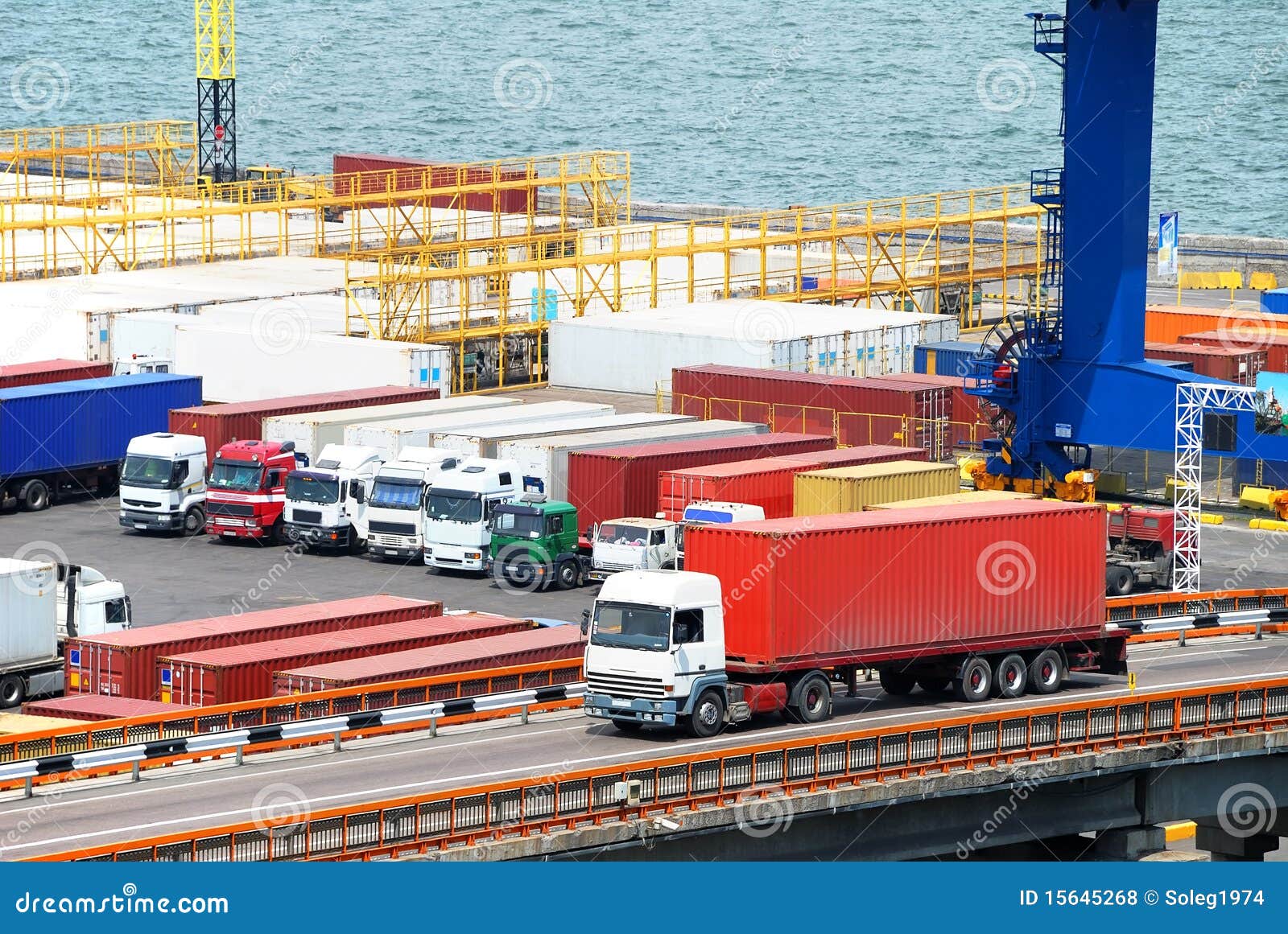 Transportation of Cargoes by Lorry Stock Photo - Image of traffic ...