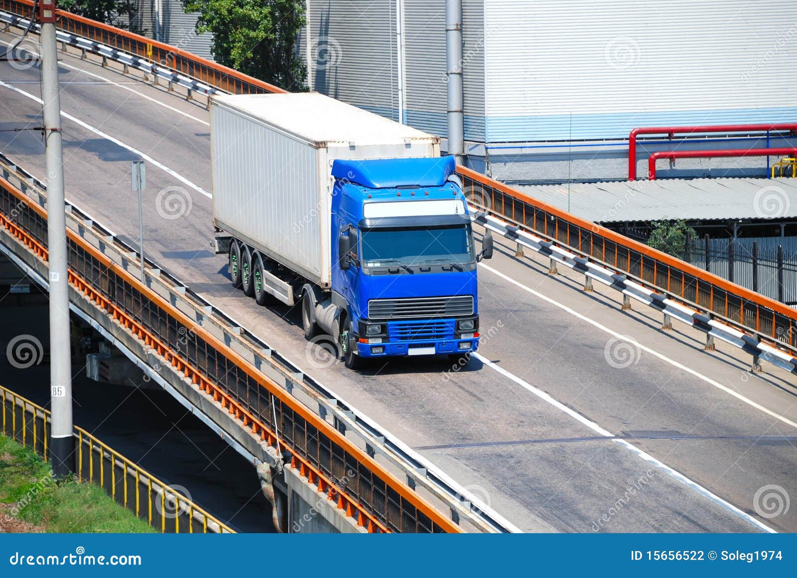 Transportation of Cargoes by Lorry Stock Photo - Image of haul ...