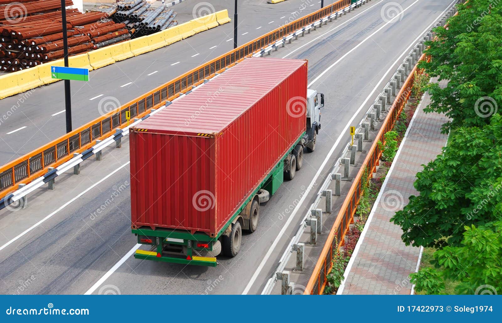 Transportation of Cargoes by Lorry Stock Image - Image of logistics ...
