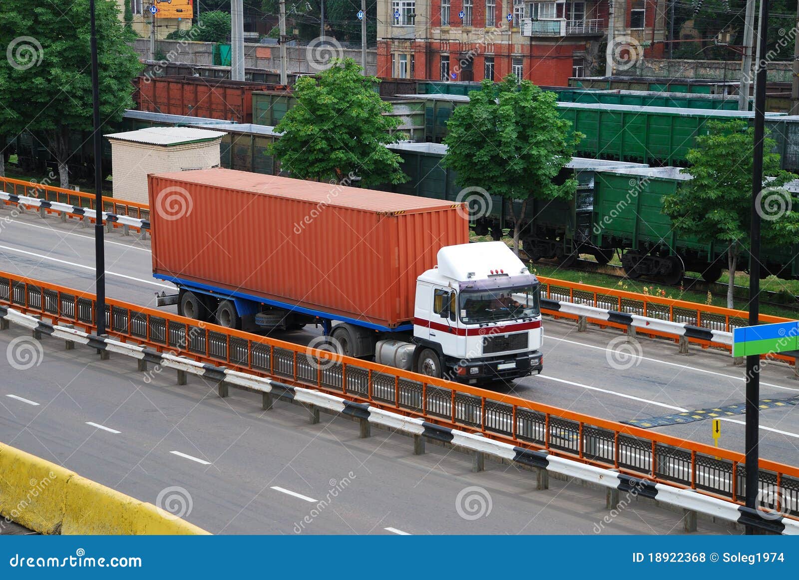 Transportation of Cargoes by Lorry Stock Photo - Image of commerce ...