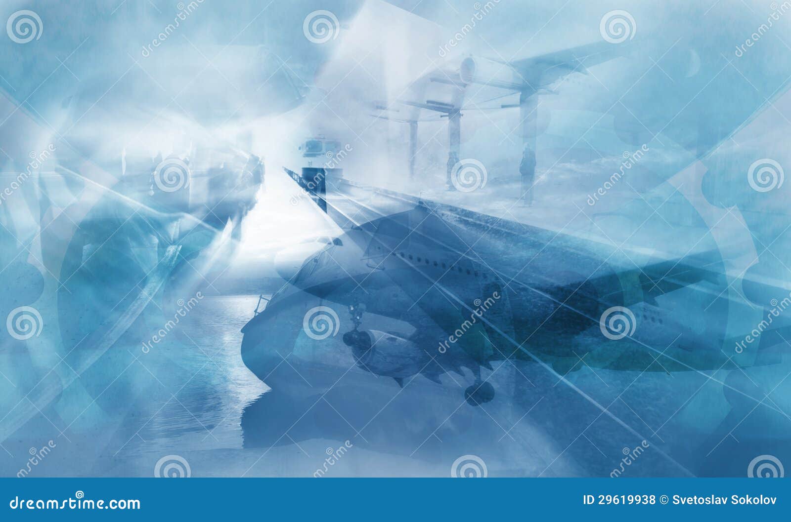 Transportation collage stock photo. Image of light, rapid - 29619938