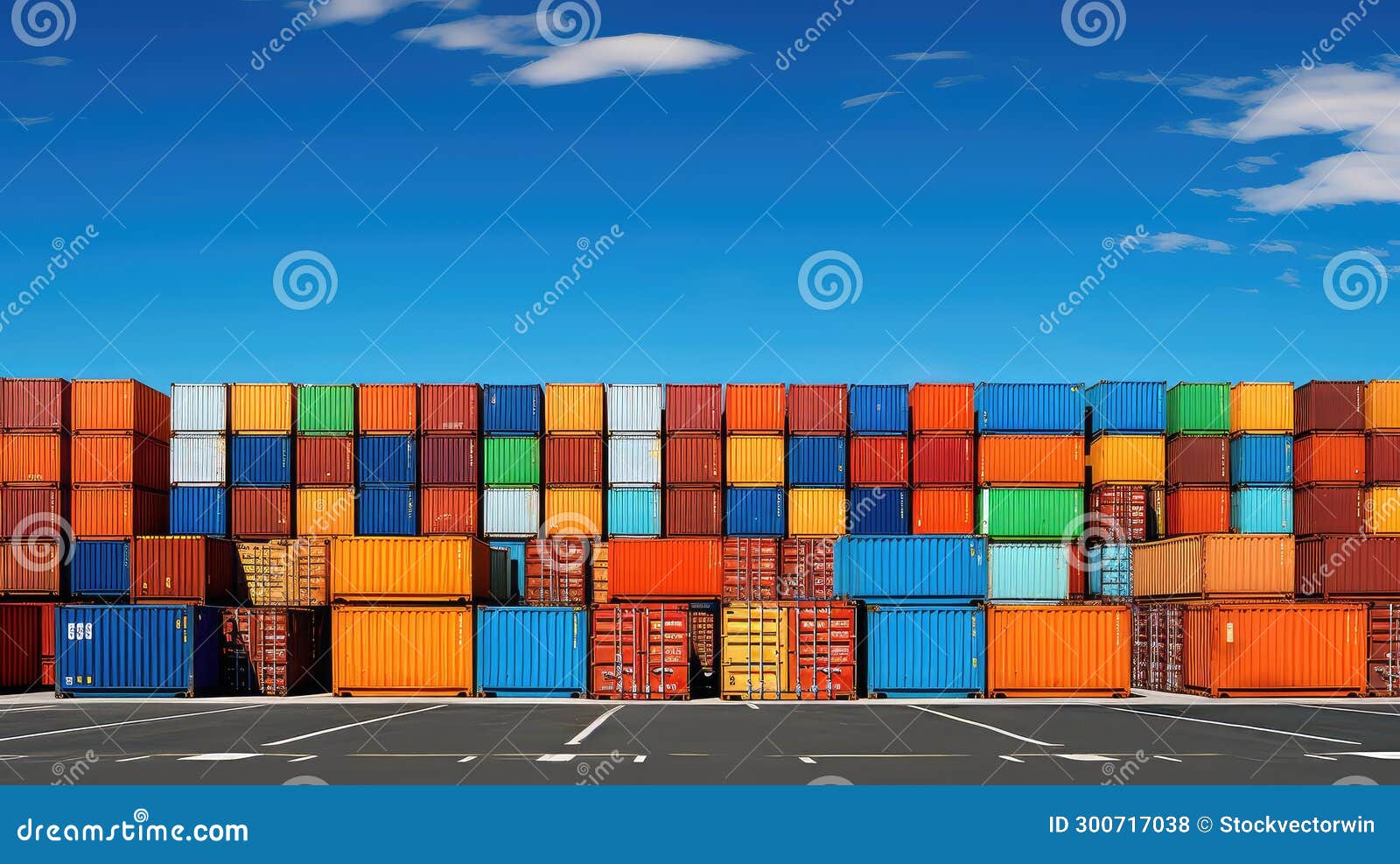 Container Warehouse For Import And Export Business, Logistic Company ...