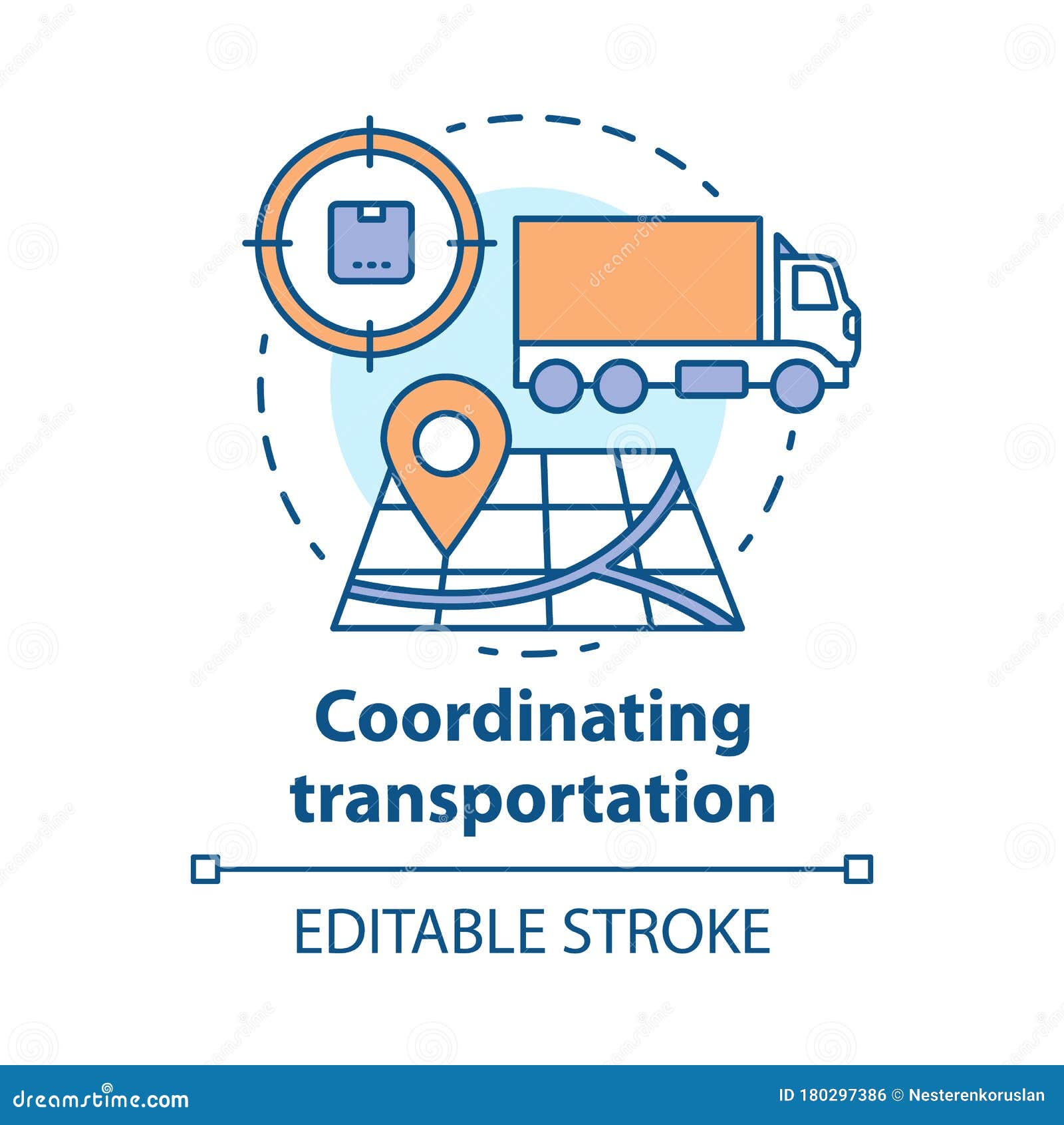 Coordination Line Icons, Signs, Vector Set, Outline Illustration ...