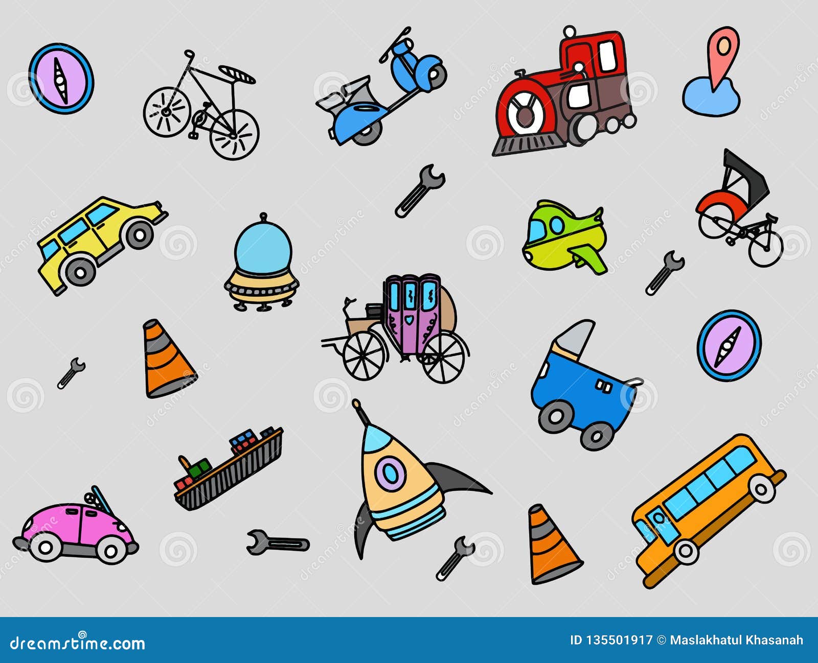 Transportation Doodle Stock Illustrations – 9,958 Transportation Doodle ...