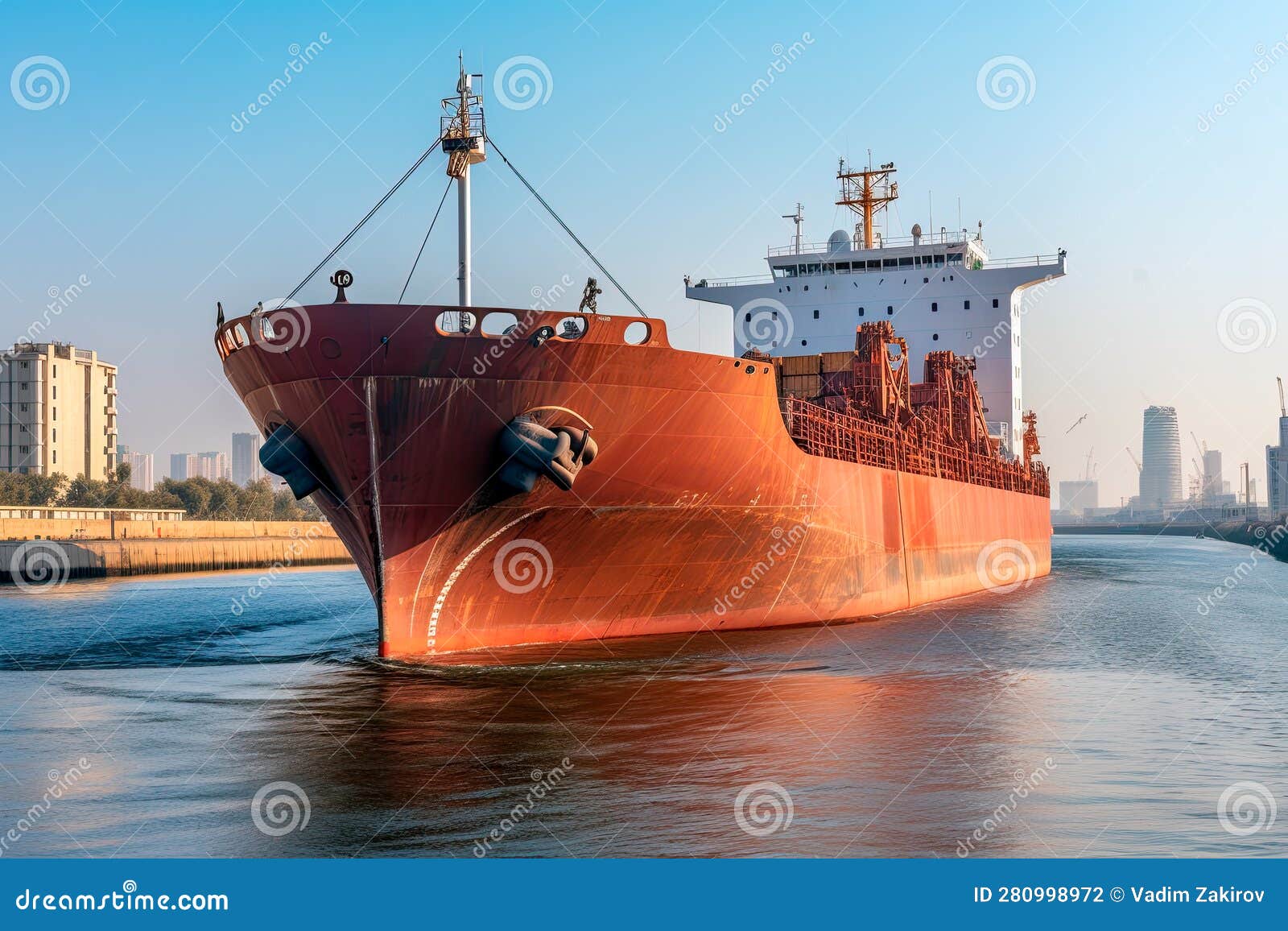 Transportation of Grain by Sea Using Ships, Food Supply Crisis Stock ...