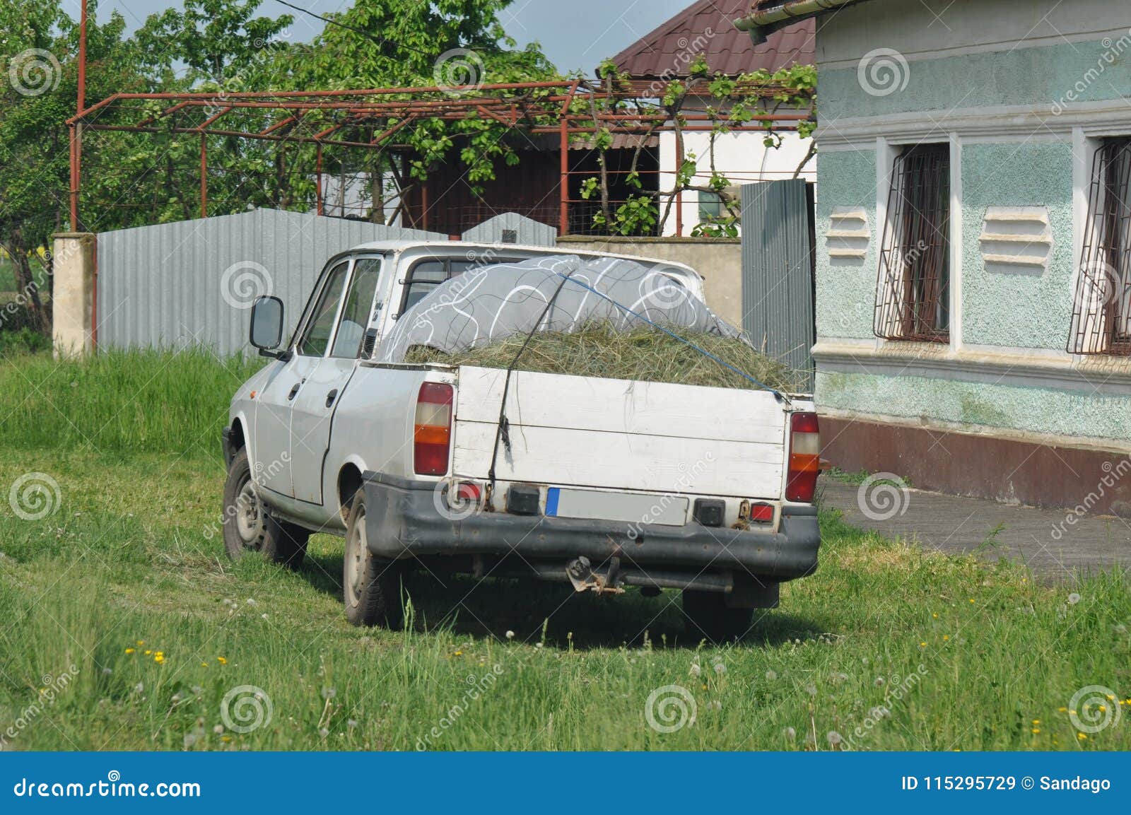 Transportation of Heavy Load Stock Image - Image of automobile, close ...