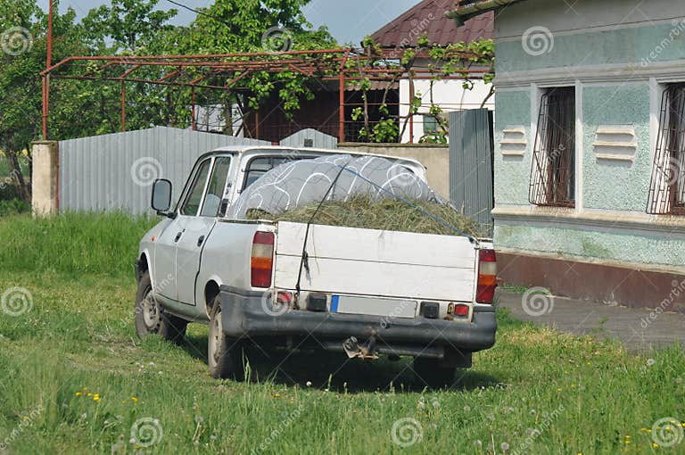 Transportation of Heavy Load Stock Image - Image of automobile, close ...
