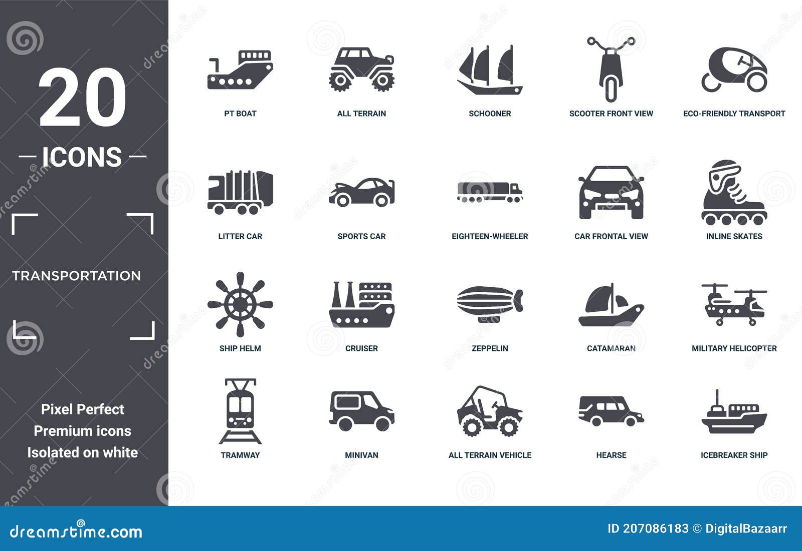 Zeppelin Ship Silhouette Cartoon Vector | CartoonDealer.com #107208381