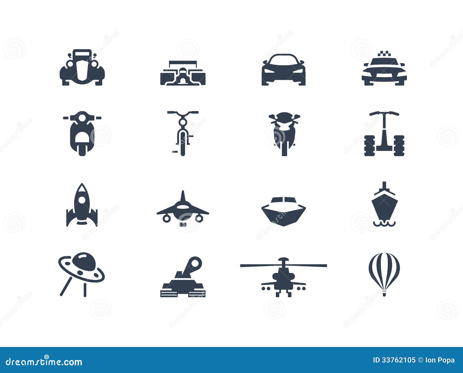 Transportation icons 2 stock vector. Illustration of motorcycle - 33762105