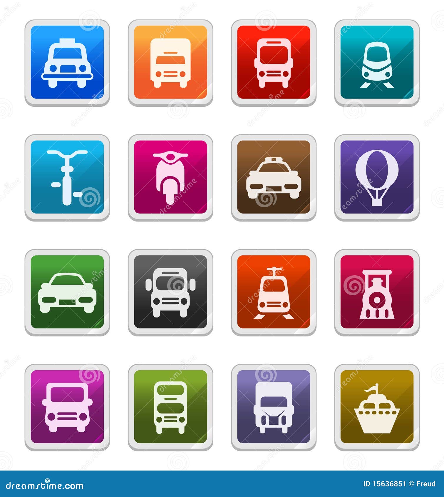 Transportation Sticker Stock Illustrations – 43,697 Transportation ...