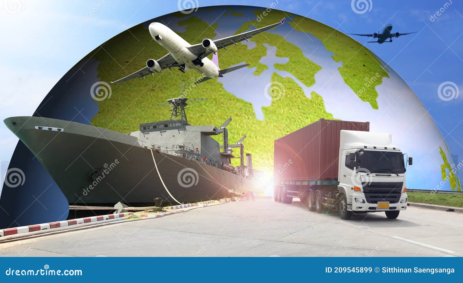 Transportation, Import-export and Logistics Concept, Stock Image ...