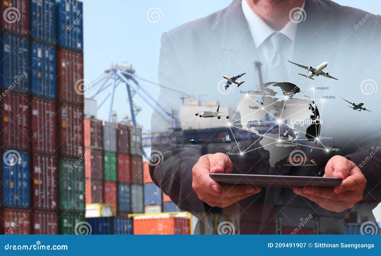 Transportation, Import-export and Logistics Concept, Stock Image ...