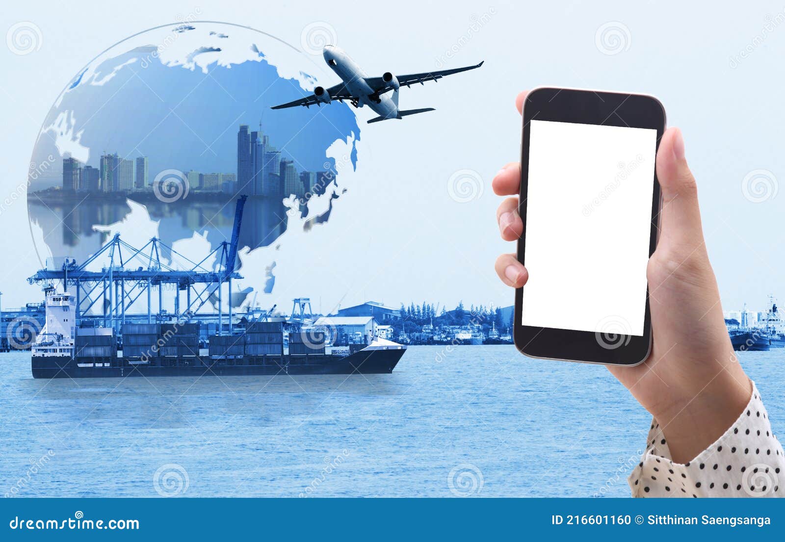 Transportation, Import-export and Technology for Work Stock Photo ...