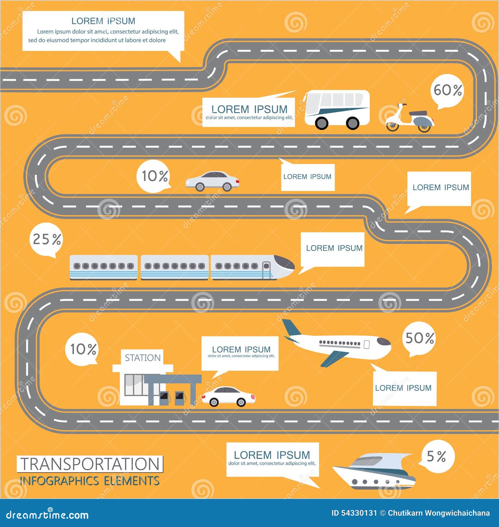 Transportation stock vector. Illustration of background - 54330131
