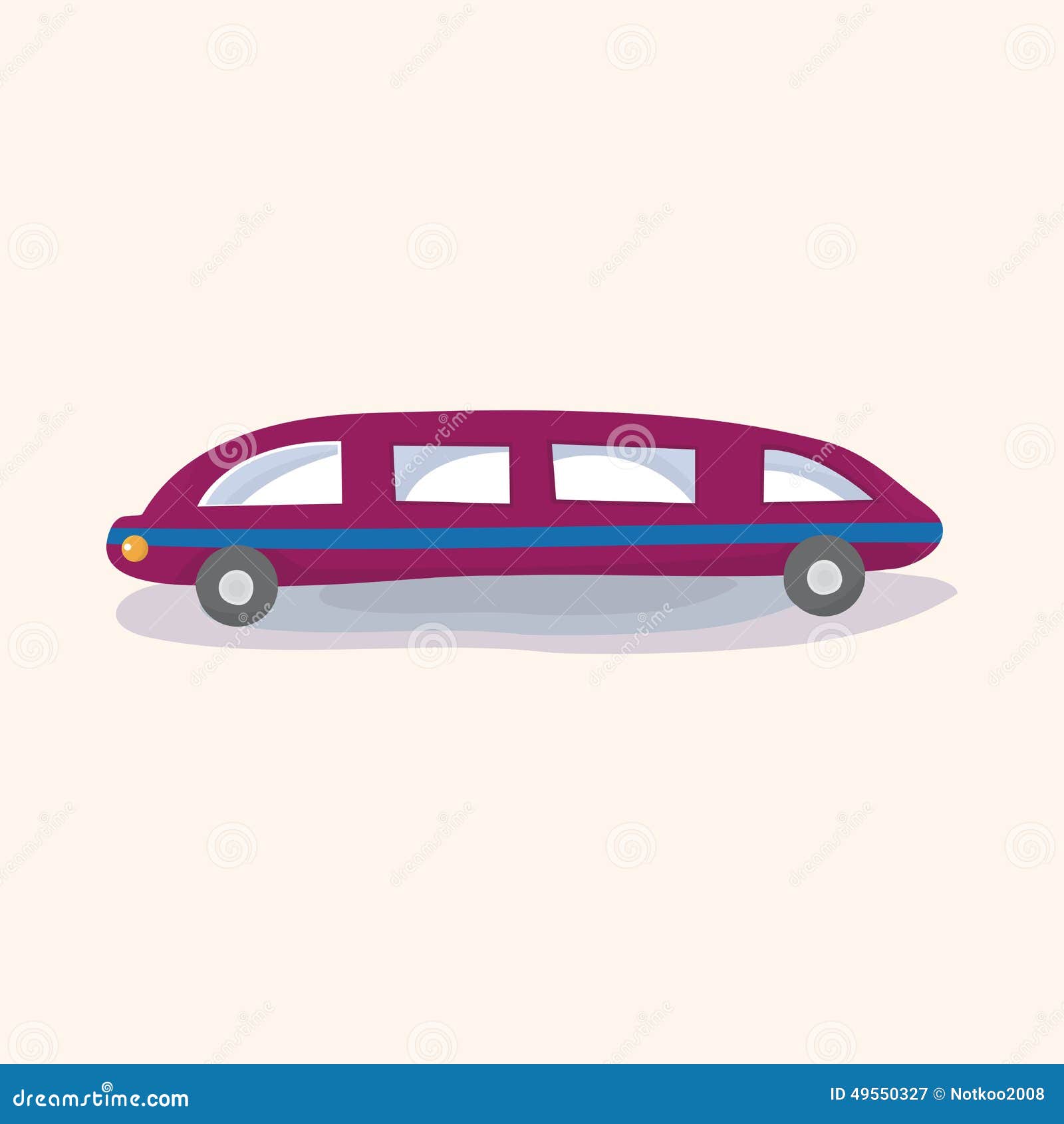 Transportation Limo Theme Elements Vector,eps Stock Vector ...
