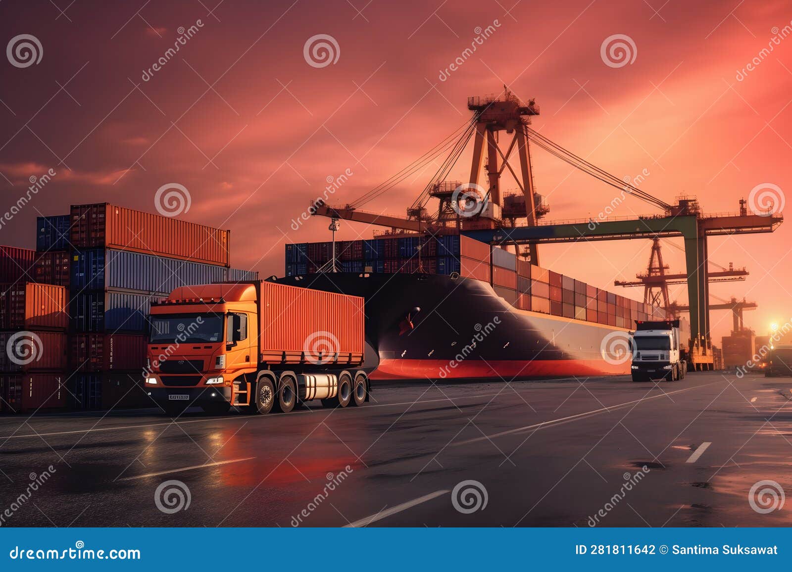 Transportation and Logistic Import Export. Generative AI Stock ... Transportation and Logistic Import Export. Generative AI Stock ...