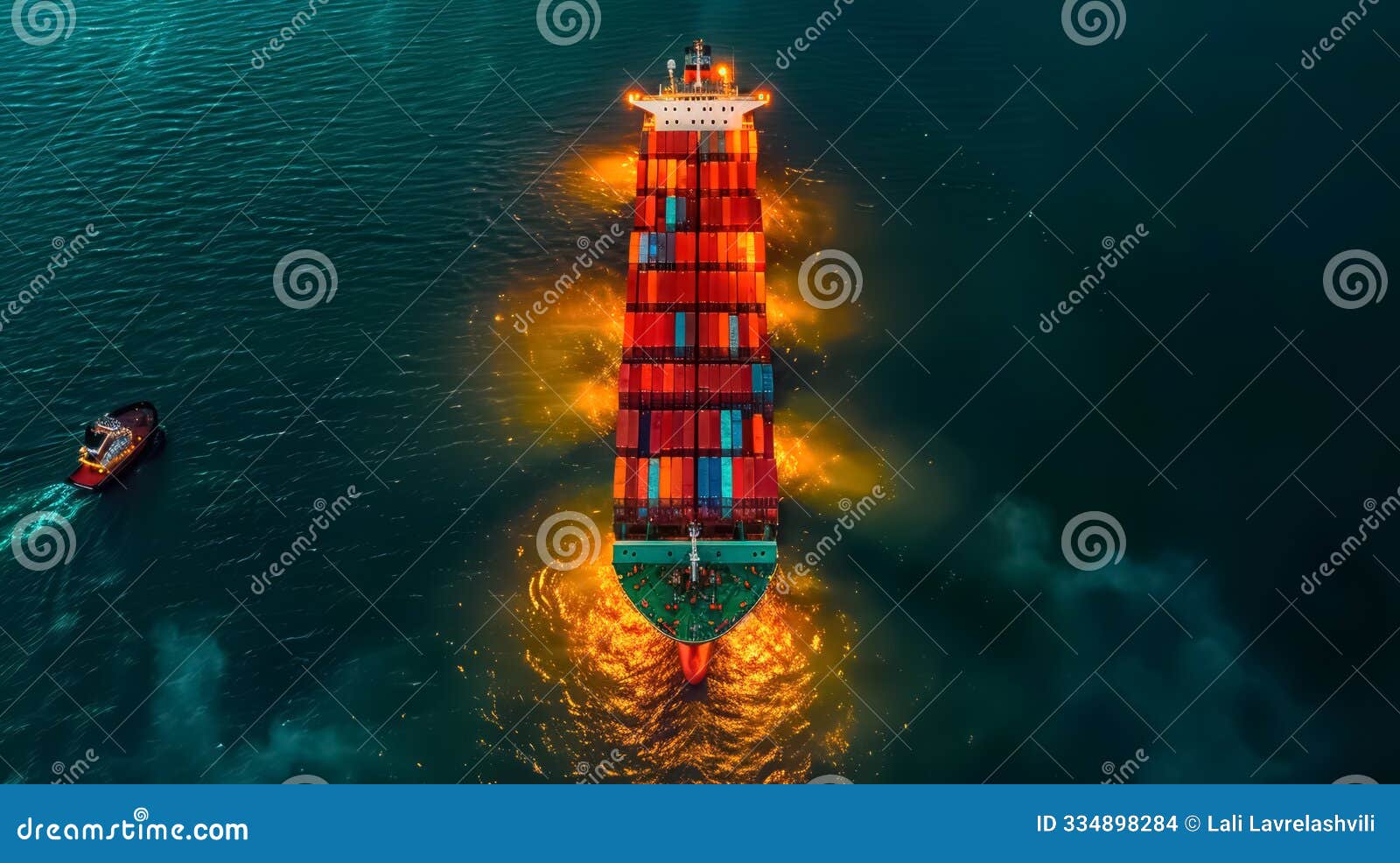 Transportation and Logistic Network Distribution Growth. Container ...