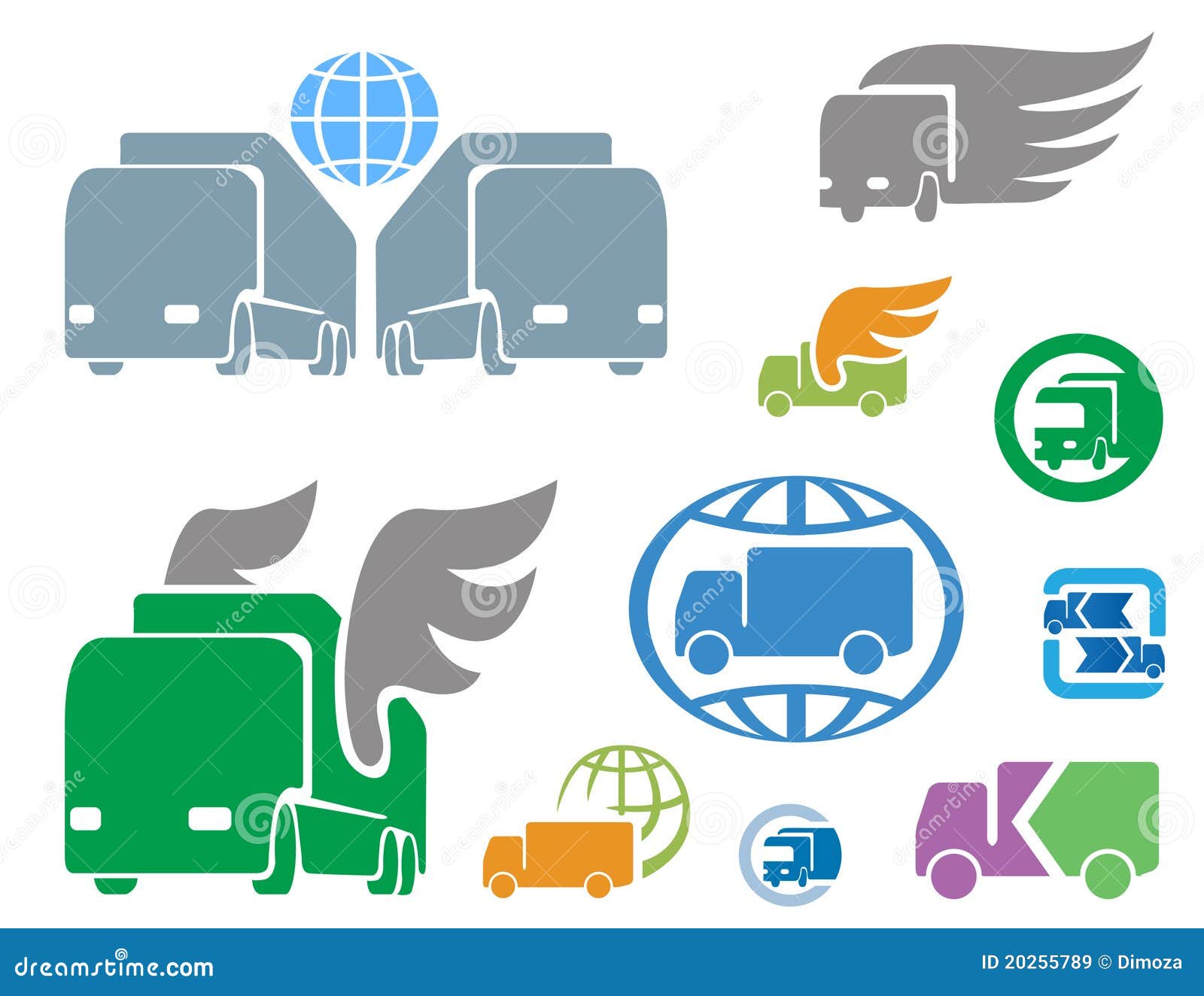 Transportation and Logistics Stock Vector - Illustration of transport ...