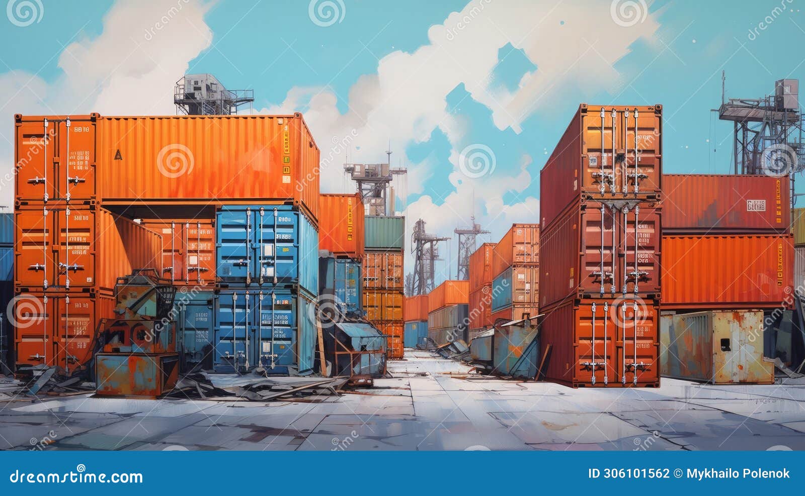 Transportation Logistics of International Container Cargo Shipping ...