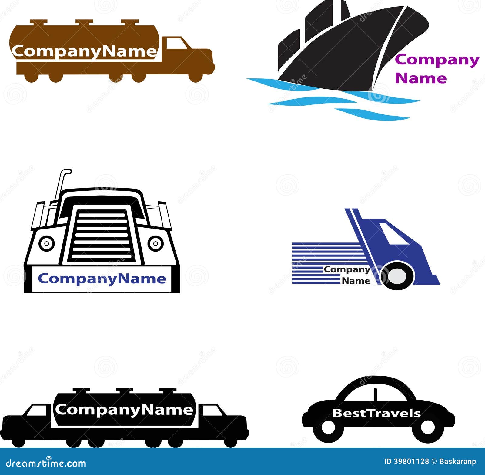 Transportation Logo stock vector. Image of business, companyname - 39801128