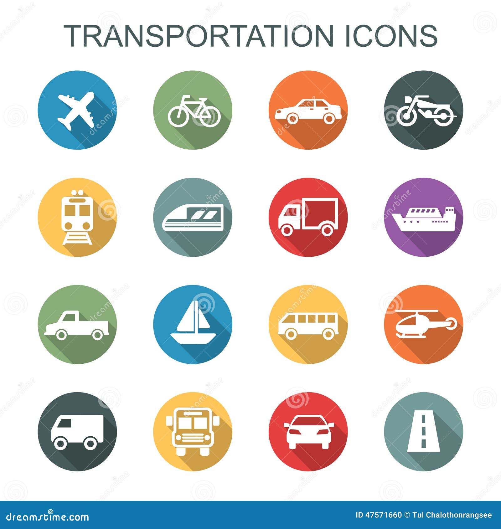 Transportation Icons (black And White Variation) Vector Illustration ... Transportation Icons (black And White Variation) Vector Illustration ...