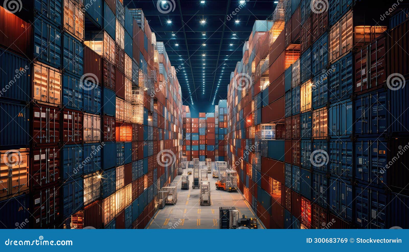 Transportation Merchandise Ship Cargo Stock Illustration - Illustration ...