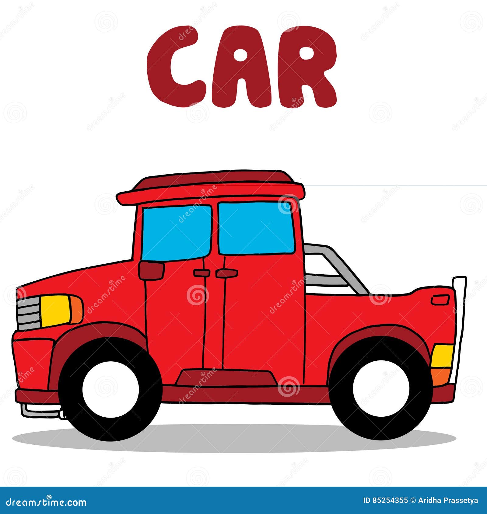 Transportation of Red Car Collection Stock Vector - Illustration of ...