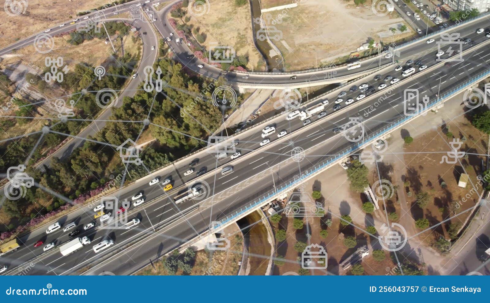 Transportation and Technology Concept. Intelligent Transport Systems ...