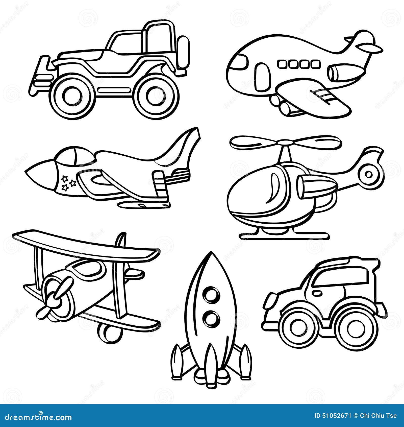 Transportation Toys Collection Stock Illustration - Image: 51052671 Transportation Toys Collection Stock Illustration - Image: 51052671