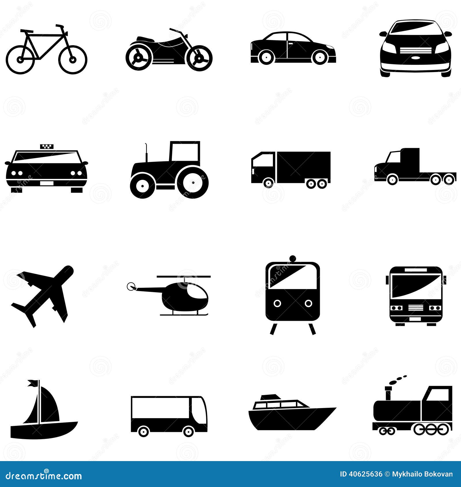 Transporter icons stock vector. Illustration of ideas - 40625636