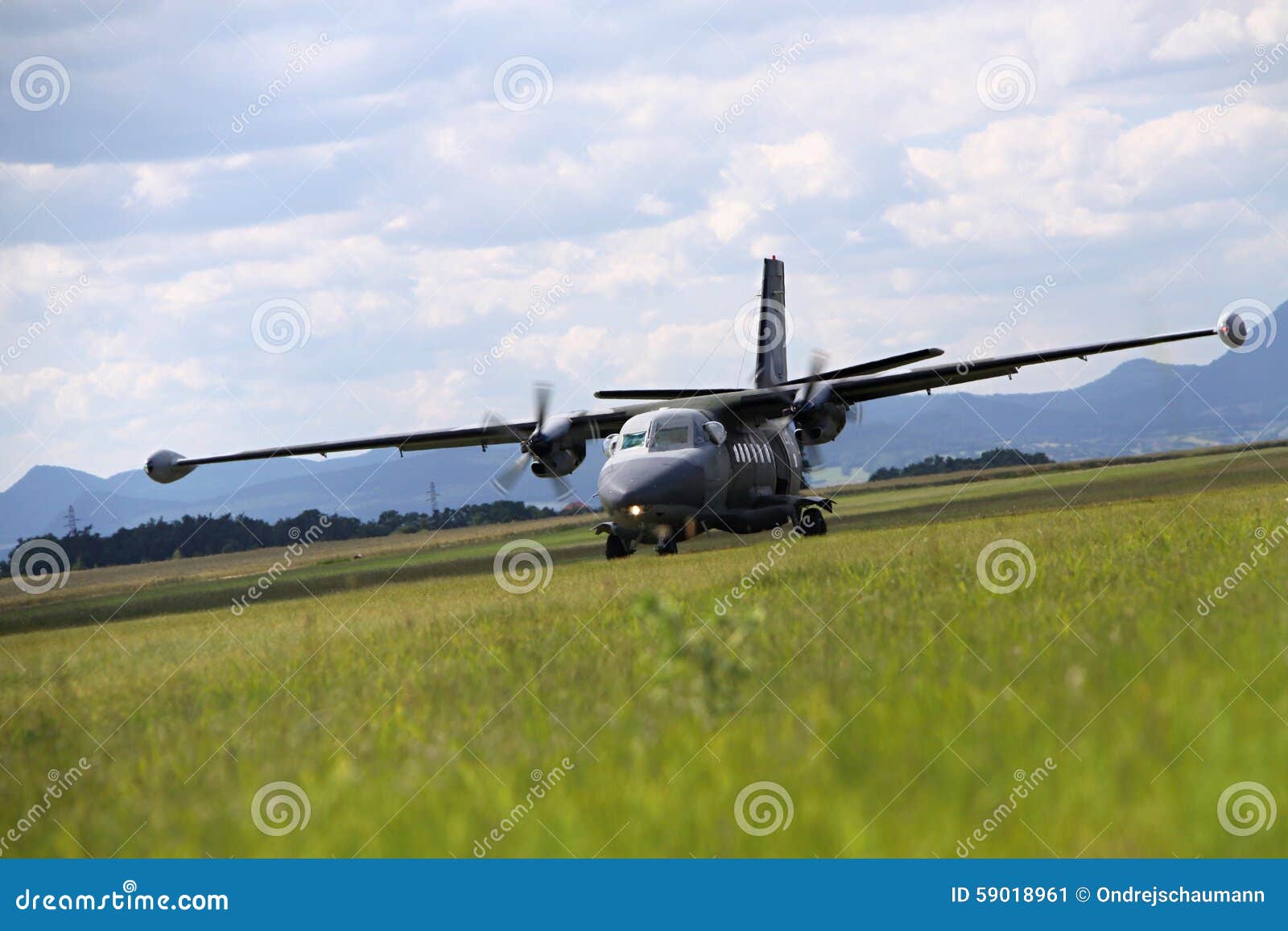 Transporter plane stock image. Image of force, taxiing - 59018961