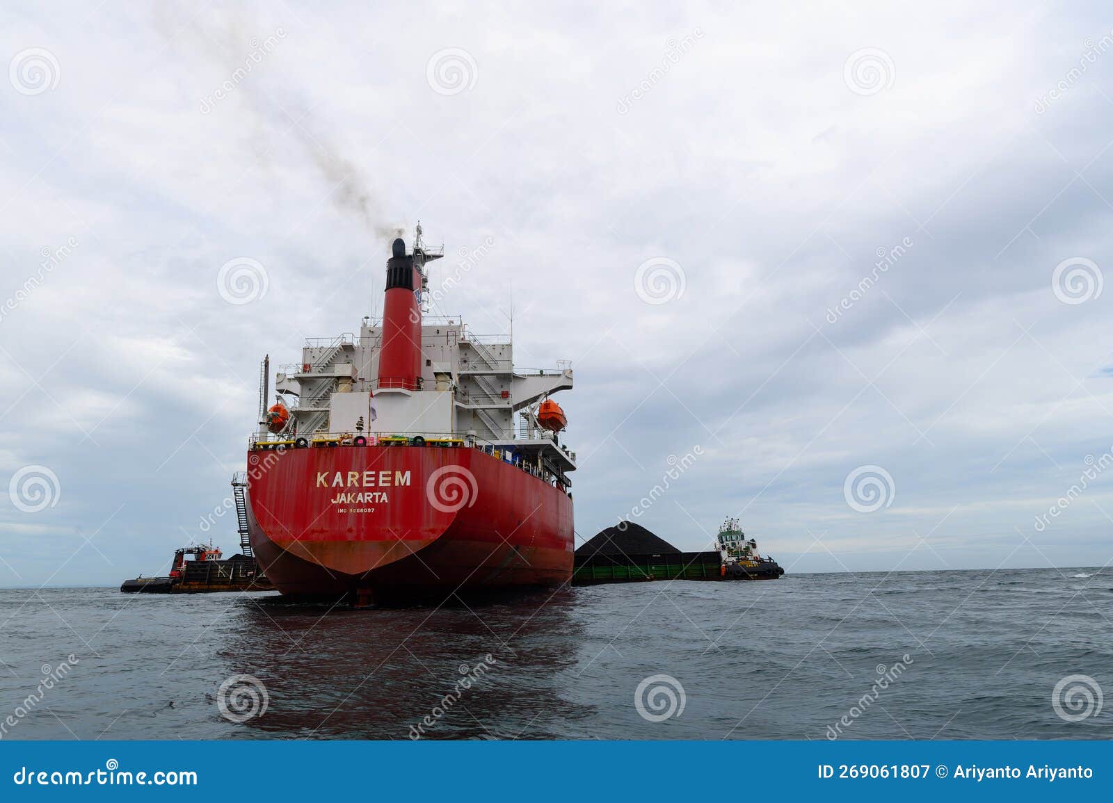 Transporting Coal into Large Ships in the Middle of the Sea Editorial ...