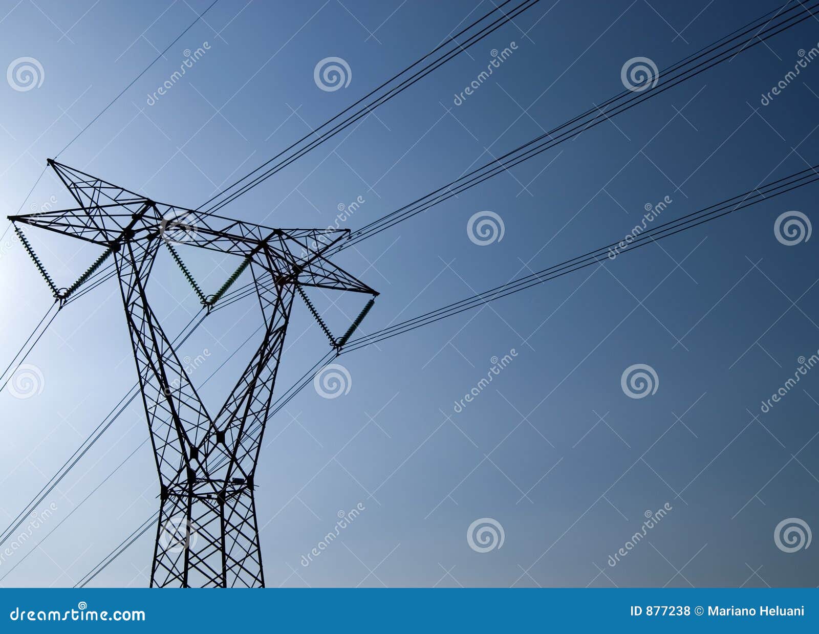 Transporting Electricity stock photo. Image of hydro, transmission - 877238