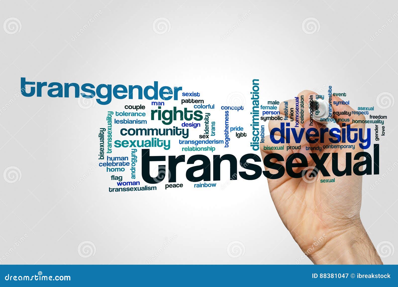 Transsexual Word Cloud Concept Stock Image - Image of love, diversity ...
