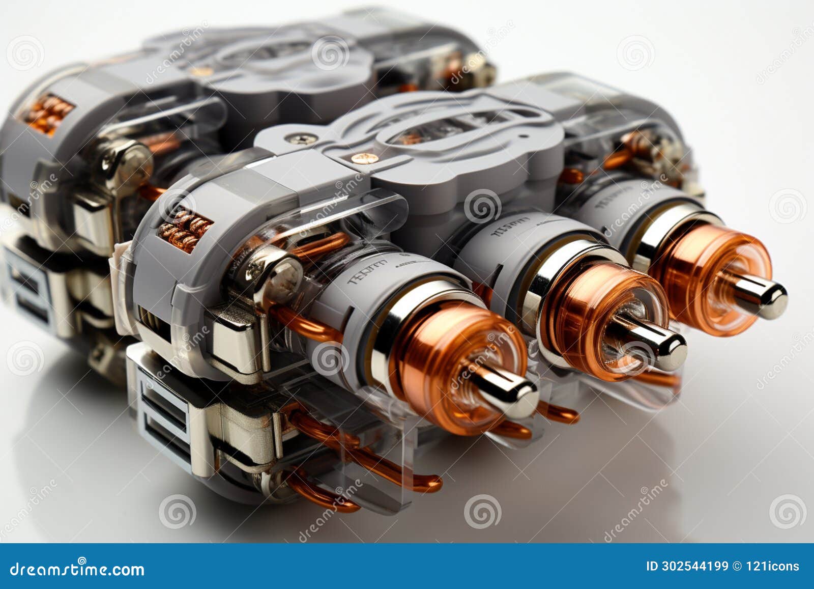 Transverse Connectors stock illustration. Illustration of electricity ...