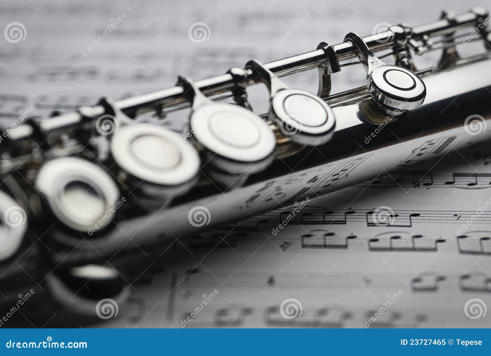 Transverse Flute stock image. Image of closeup, music - 23727465