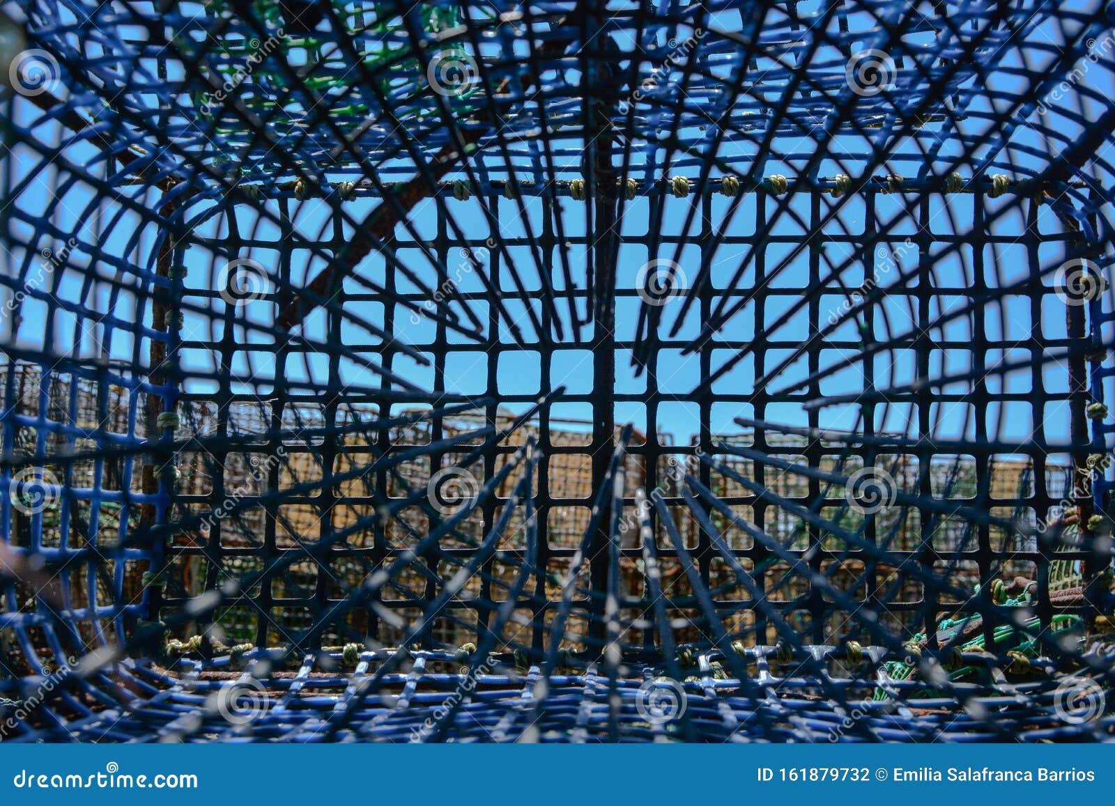 Trap, Nasa or Retel To Fish for Seafood Stock Photo - Image of crabs ...