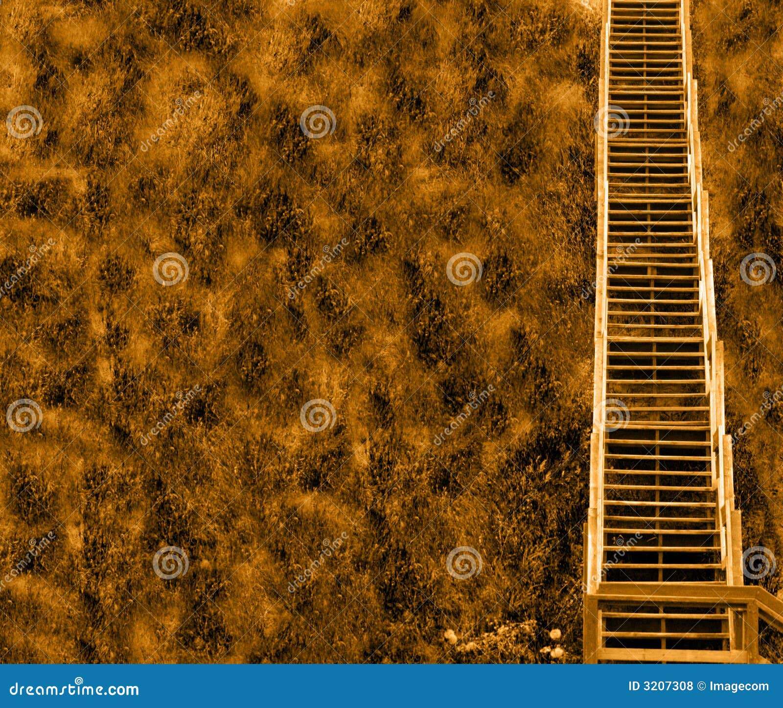 Trap op heuvel stock foto. Image of helling, rachitisch - 3207308