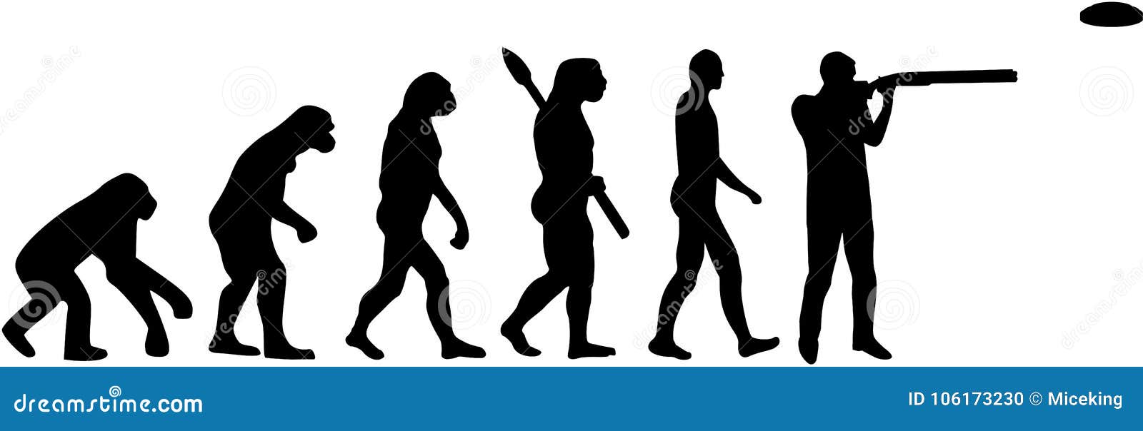 Trap Shooting Shotgun Circle Icon Cartoon Vector | CartoonDealer.com ...