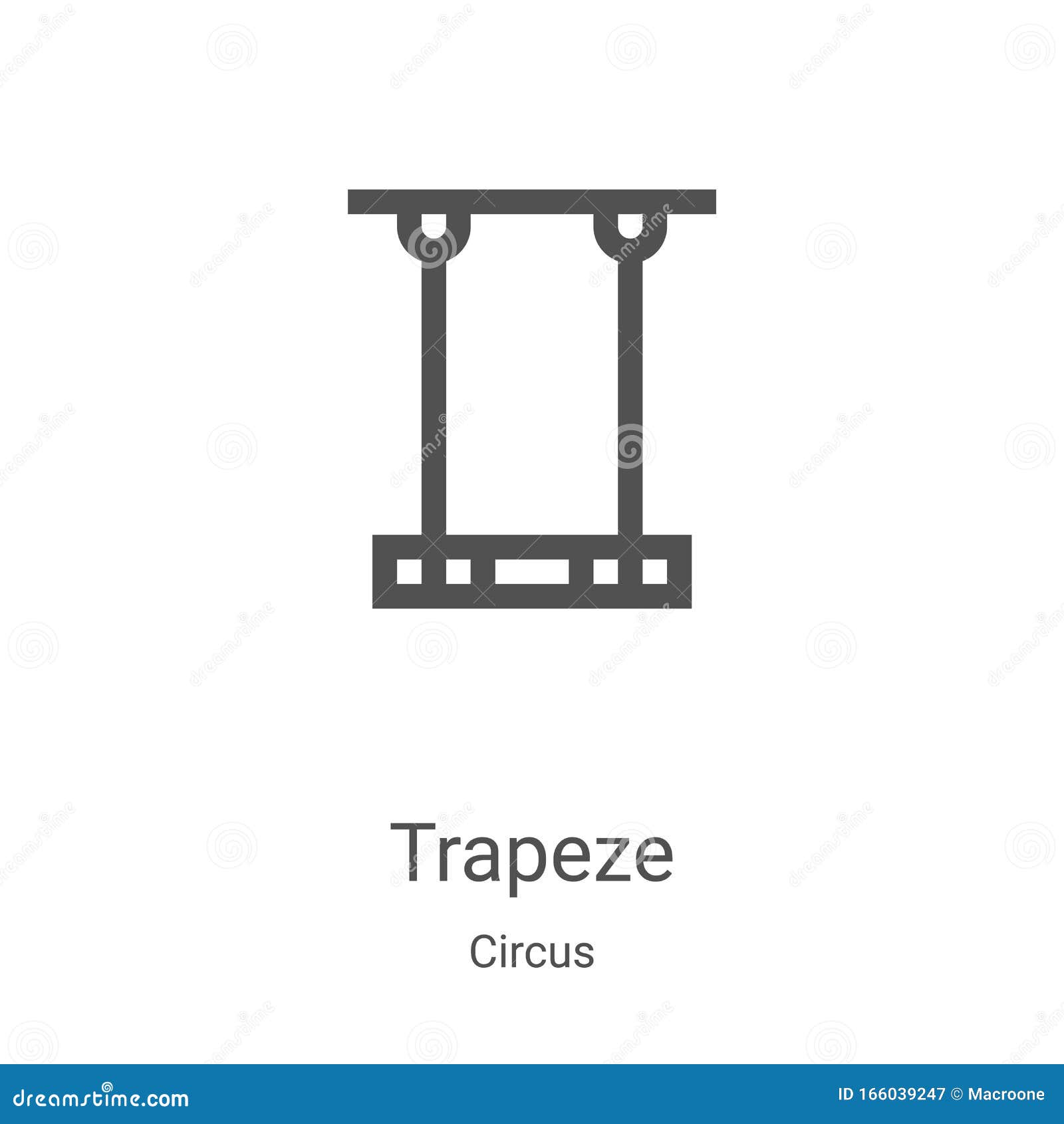 Linear Aerialist Man Icon From Circus Outline Collection. Thin Line ...