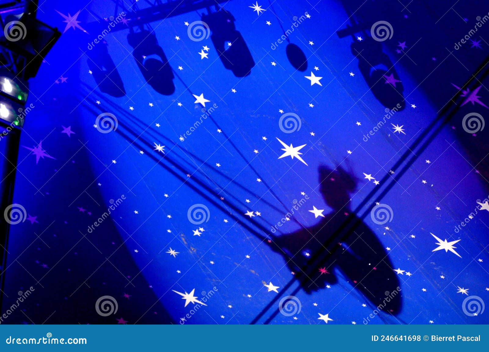 Trapezist shadow stock photo. Image of shadow, tent - 246641698