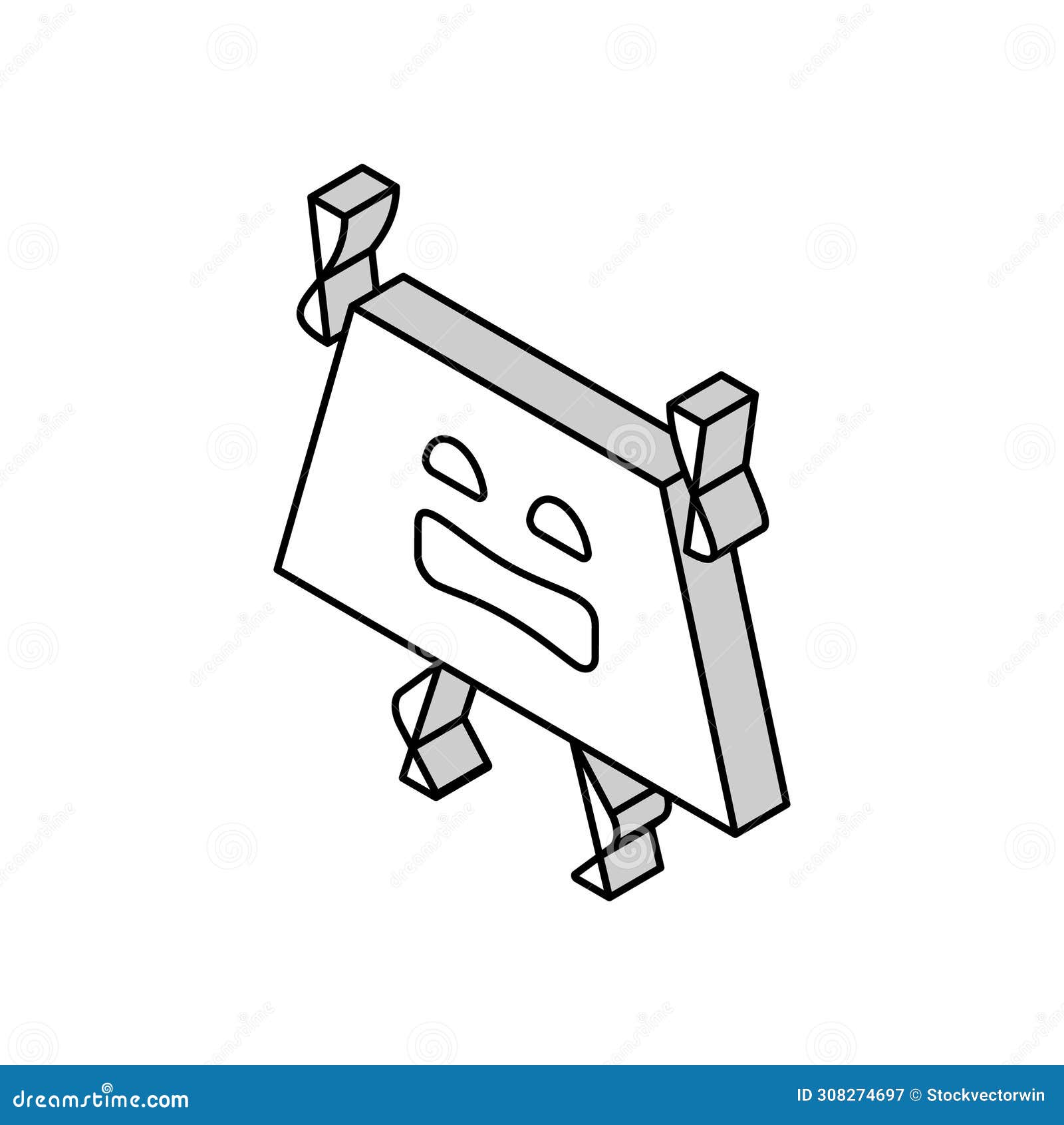 Trapezoid Geometric Shape Character Isometric Icon Vector Illustration ... Trapezoid Geometric Shape Character Isometric Icon Vector Illustration ...