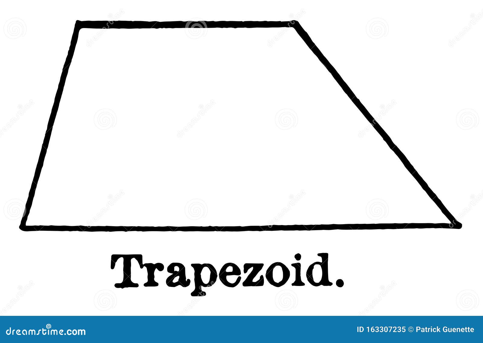 Trapezoid Vintage Illustration Stock Vector - Illustration of drawing ...