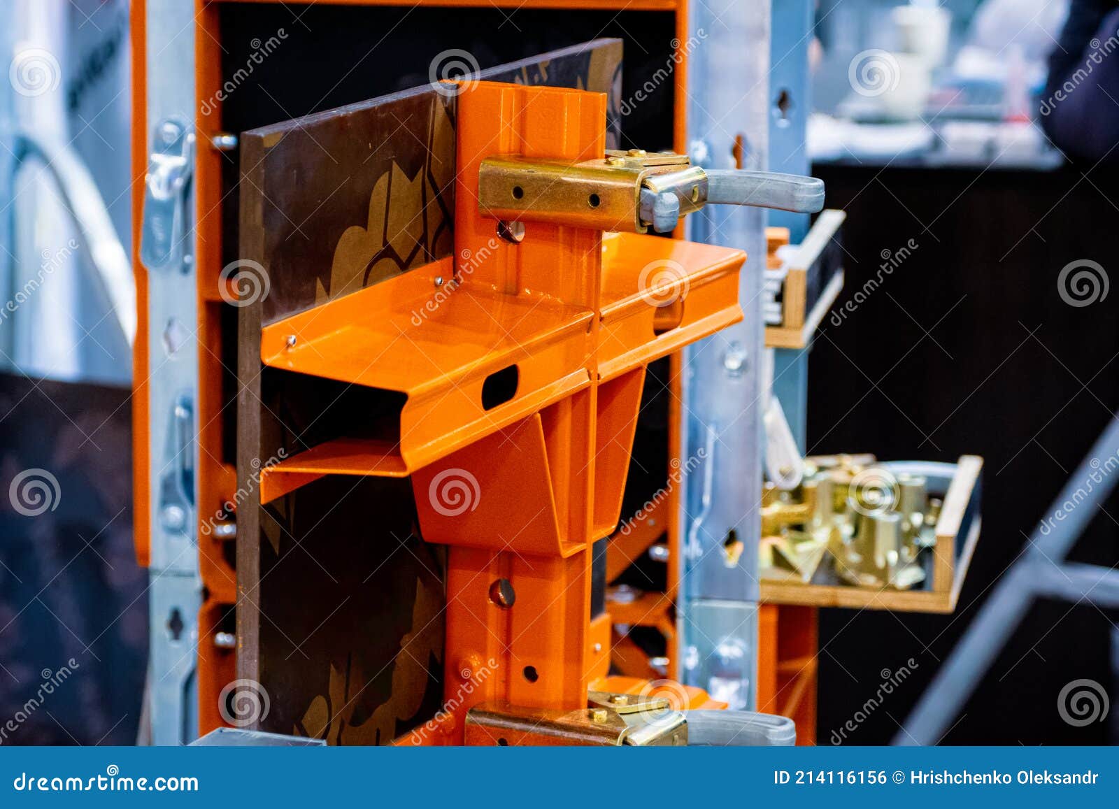 Trapezoidal Girder Formwork with Clamping Connection Stock Photo ...
