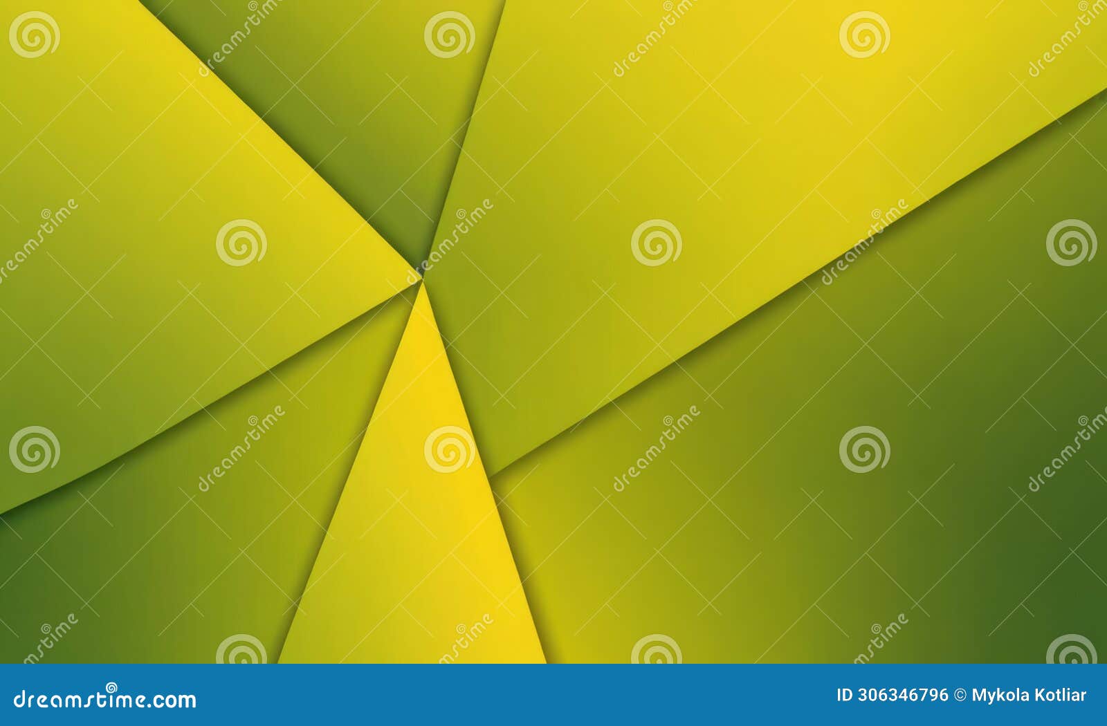 Trapezoidal Shapes in Olive Yellow Stock Photo - Image of design ...