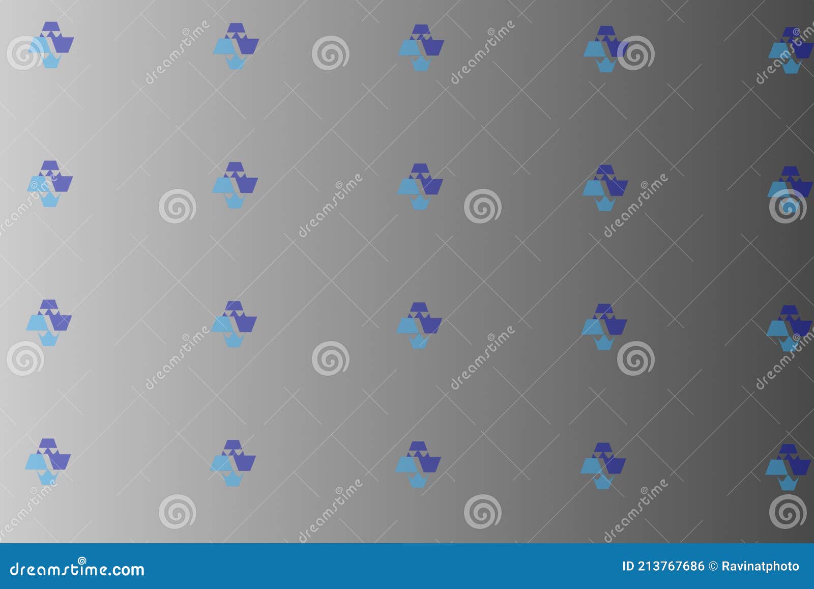 Trapezoids and Triangles on a Grey Gradient - Digital Pattern ...