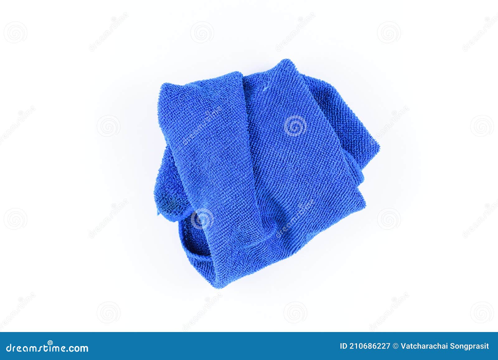 Trapo Azul Sobre Fondo Blanco O Aislado Imagen de archivo - Imagen de ...