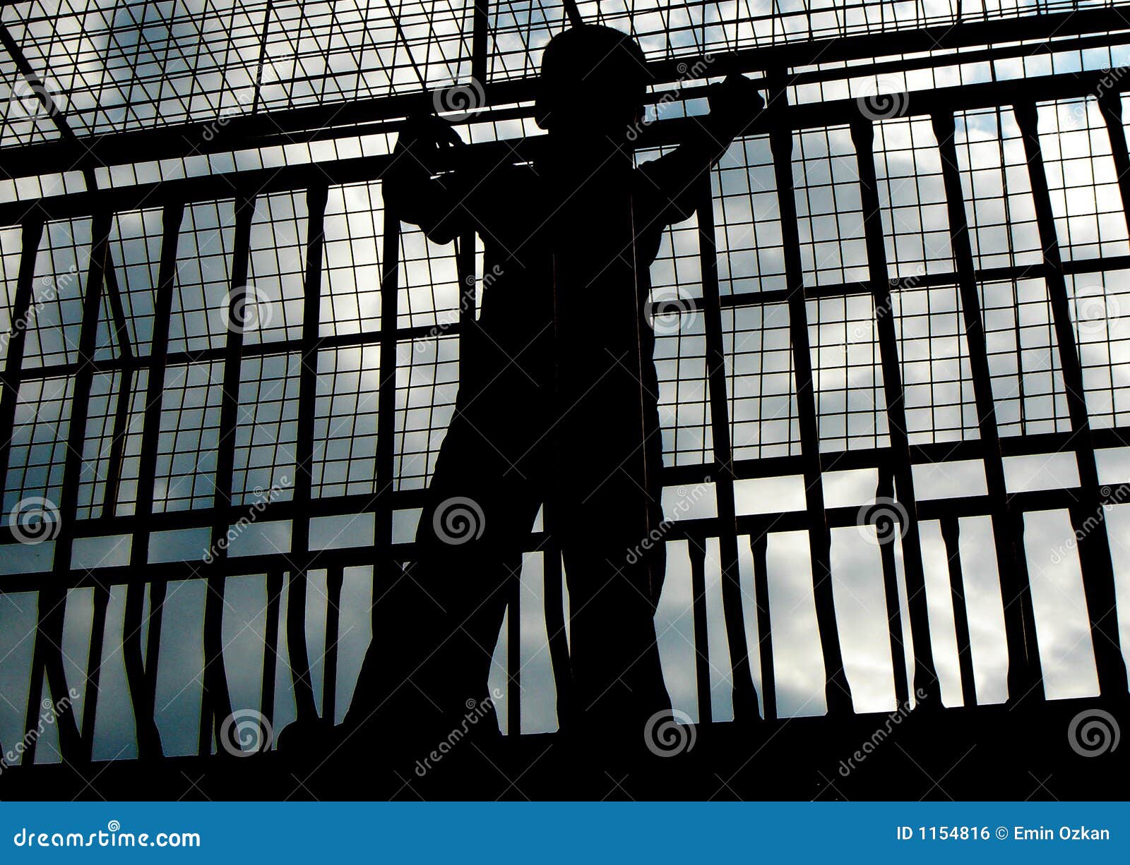 Trapped stock photo. Image of silhouette, imprisoned, trapped - 1154816
